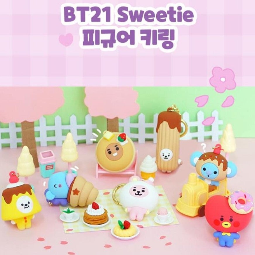 BT21 MININI Sweet Things Figure Keyring | KorK STL's K-Pop Store